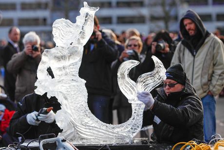 Polish Team Finishing Their Sculpture Editorial Stock Photo - Stock ...