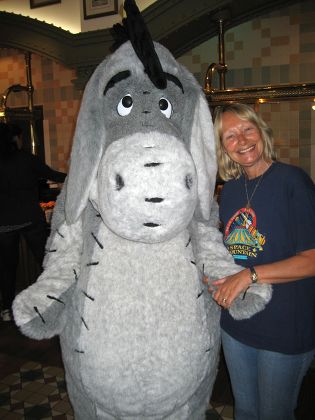 Debbie Lear Eeyore Disneyland Paris Editorial Stock Photo - Stock Image ...