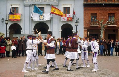 Spanish Boys Dancing Simancas Editorial Stock Photo - Stock Image ...