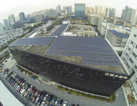 Photovoltaic Panels On Roof Chint Group Editorial Stock Photo - Stock ...