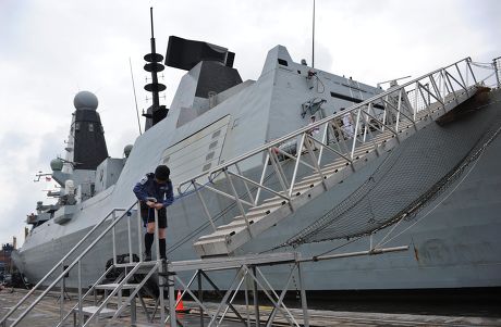 Royal Navy Officer Sets Ladder British Editorial Stock Photo - Stock ...