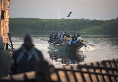 Refugees Fleeing Fighting Bor Arrive By Editorial Stock Photo - Stock ...