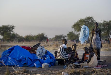 Inside Refugee Camp Minkaman Awerial County Editorial Stock Photo ...