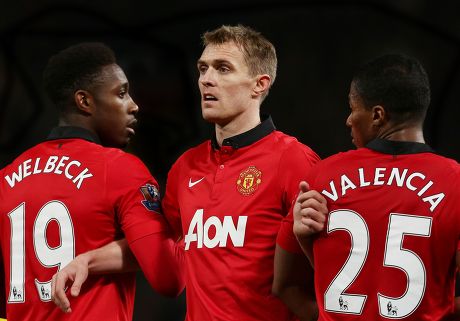 Darren Fletcher Manchester United Between Danny Editorial Stock Photo ...