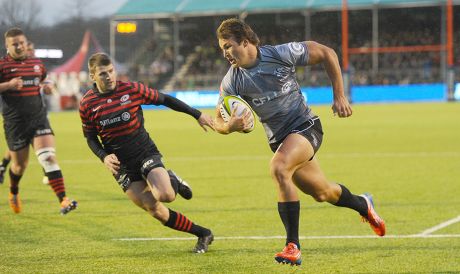 Sharks Tera Mtembu Makes Massive Break Editorial Stock Photo - Stock ...