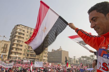 Pro General Sissi Demonstrators Tahrir Square Editorial Stock Photo ...