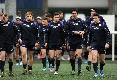 Scotland Rugby Training at Murrayfield Stadium, Edinburgh, Scotland ...