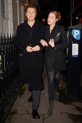 Liam Neeson His Girlfriend Freya St Editorial Stock Photo - Stock Image ...