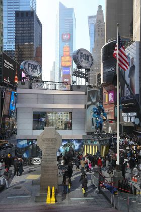 View Times Square Super Bowl Boulevard Editorial Stock Photo - Stock ...