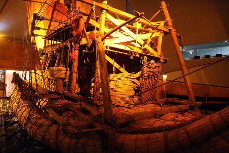 Thor Heyerdahls Reed Built Raft Ra Editorial Stock Photo - Stock Image ...