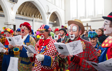 Clown Service Holy Trinity Church Editorial Stock Photo - Stock Image ...