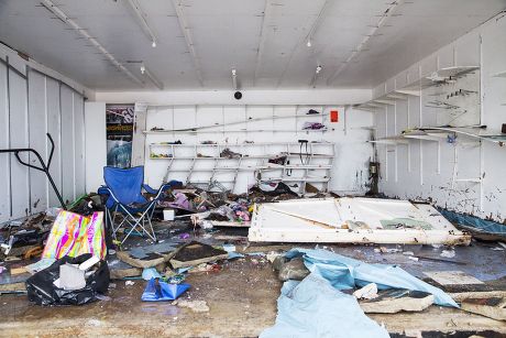 Oddicombe Beach Gift Shop Destroyed Storm Editorial Stock Photo - Stock ...