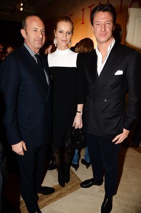 Marco Voena Eva Herzigova Gregorio Marsiaj Redakčních stock fotografií ...