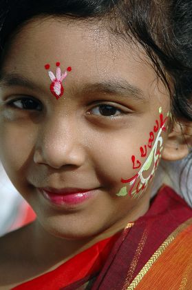 Little Girl Delighted Painted Face Editorial Stock Photo - Stock Image ...