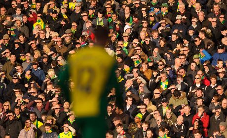 Norwich City Fans Shield Their Eyes Editorial Stock Photo - Stock Image ...