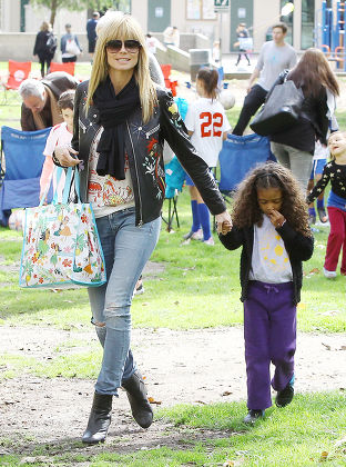 Heidi Klum Lou Sulola Samuel Editorial Stock Photo - Stock Image ...