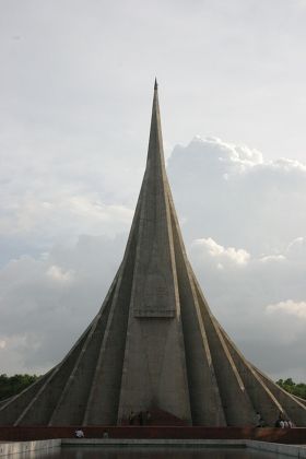 National Memorial Tower Jatiyo Smriti Soudho Editorial Stock Photo ...