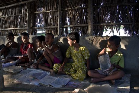 Children Getting Primary Education Pathshala School Editorial Stock ...
