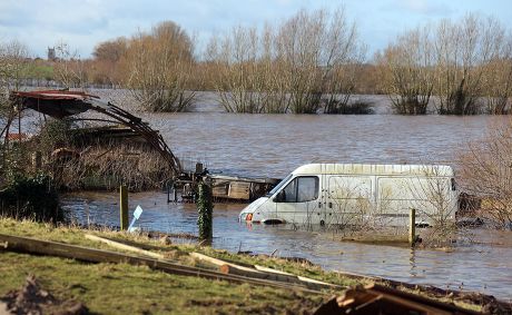 Flooding Burrowbridge Editorial Stock Photo - Stock Image | Shutterstock