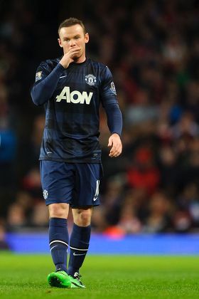 Wayne Rooney Manchester United Looks Dejected Editorial Stock Photo ...
