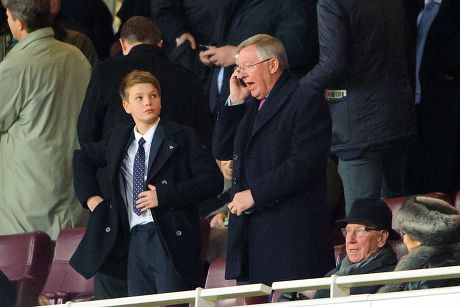 Sir Alex Ferguson On Phone Next Editorial Stock Photo - Stock Image ...
