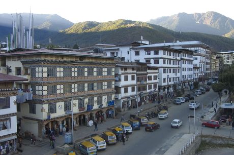 Thimphu Downtown Afternoon Bhutan Thimphu Capital Editorial Stock Photo ...