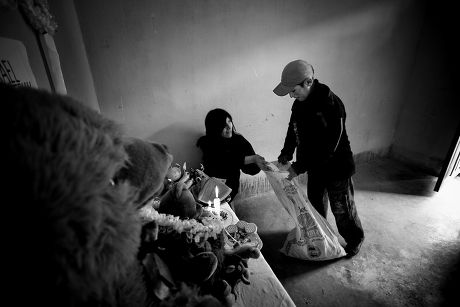 Children Receive Candy Pastries Exchange Praying Editorial Stock Photo ...