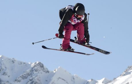 Finlands Lauri Kivari Competes Freestyle Skiing Editorial Stock Photo ...