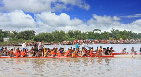 Traditional Boat Race Noukabaich Manikganj Bangladesh Editorial Stock ...
