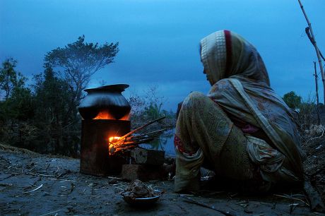 Woman Cooking Opens Cyclone Affected Village Editorial Stock Photo ...