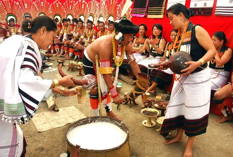 People Ethnic Angami Community Having Food Editorial Stock Photo ...