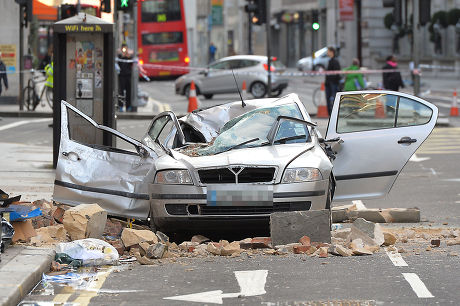 Wrecked Car Scene Accident Editorial Stock Photo - Stock Image ...