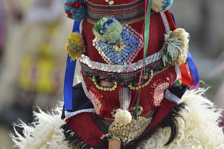 Bulgarians Masked Kukeri Play Their Ritual Editorial Stock Photo ...