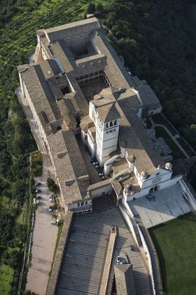Basilica San Francesco Historic Centre Assisi Editorial Stock Photo ...