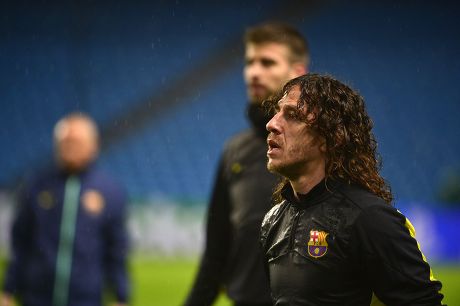 Carlos Puyol Gerard Pique Barcelona Editorial Stock Photo - Stock Image ...