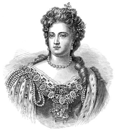Portrait Anne Stuart 1665 1714 Queen Editorial Stock Photo - Stock ...