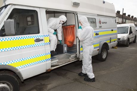 Police Forensic Soco Team Property Editorial Stock Photo - Stock Image ...