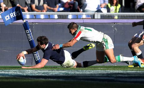 Alex Dunbar S Scoring Try Tommaso Editorial Stock Photo - Stock Image ...