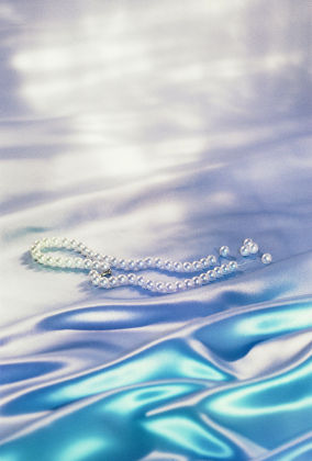 String Pearls On Silk Editorial Stock Photo - Stock Image | Shutterstock