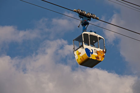 Cologne Cable Car Rheinseilbahn Cologne North Editorial Stock Photo ...