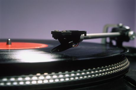 Vinyl Record On Turntable Editorial Stock Photo - Stock Image ...