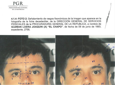 Photographs Joaquin El Chapo Guzman Identification Editorial Stock ...