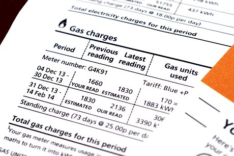 Uk Gas Utility Bill Showing Gas Editorial Stock Photo - Stock Image ...