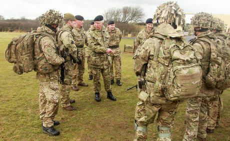 Prince Charles Visiting the Castlemartin Range Complex in South ...