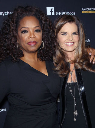 Oprah Winfrey Maria Shriver Editorial Stock Photo - Stock Image ...