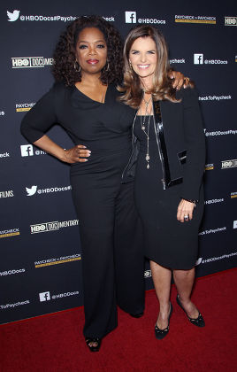 Oprah Winfrey Maria Shriver Editorial Stock Photo - Stock Image ...
