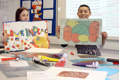 Bedford Academy School Year Nine Pupils Editorial Stock Photo - Stock ...