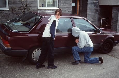 Children Breaking Into Car Model Released Editorial Stock Photo - Stock ...