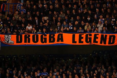 Banner Drogba Legend On Editorial Stock Photo - Stock Image | Shutterstock
