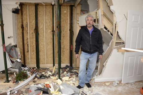 Len Wiles Inside His Damaged Home Editorial Stock Photo - Stock Image ...